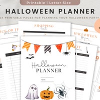 Halloween Planner Bundle: Spooky Printable Stationery (PDF) - Etsy