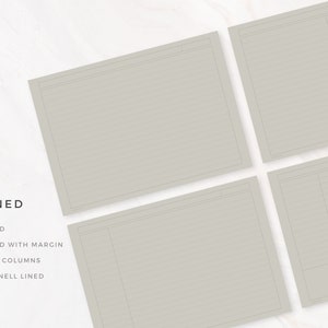 Landscape Digital Note Taking Template Goodnotes, Horizontal Notebook ...