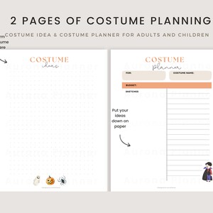 Halloween Planner, Holiday Planner, Halloween Planner Insert, Printable ...