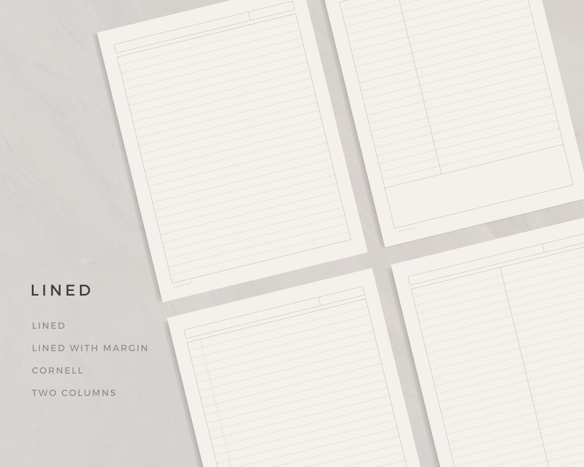 Digital Note Taking Template Digital Notepad Note Taking - Etsy