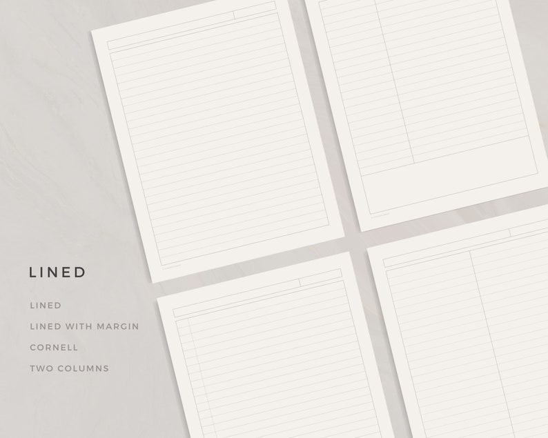 Digital Note Taking Template Digital Notepad Note Taking | Etsy