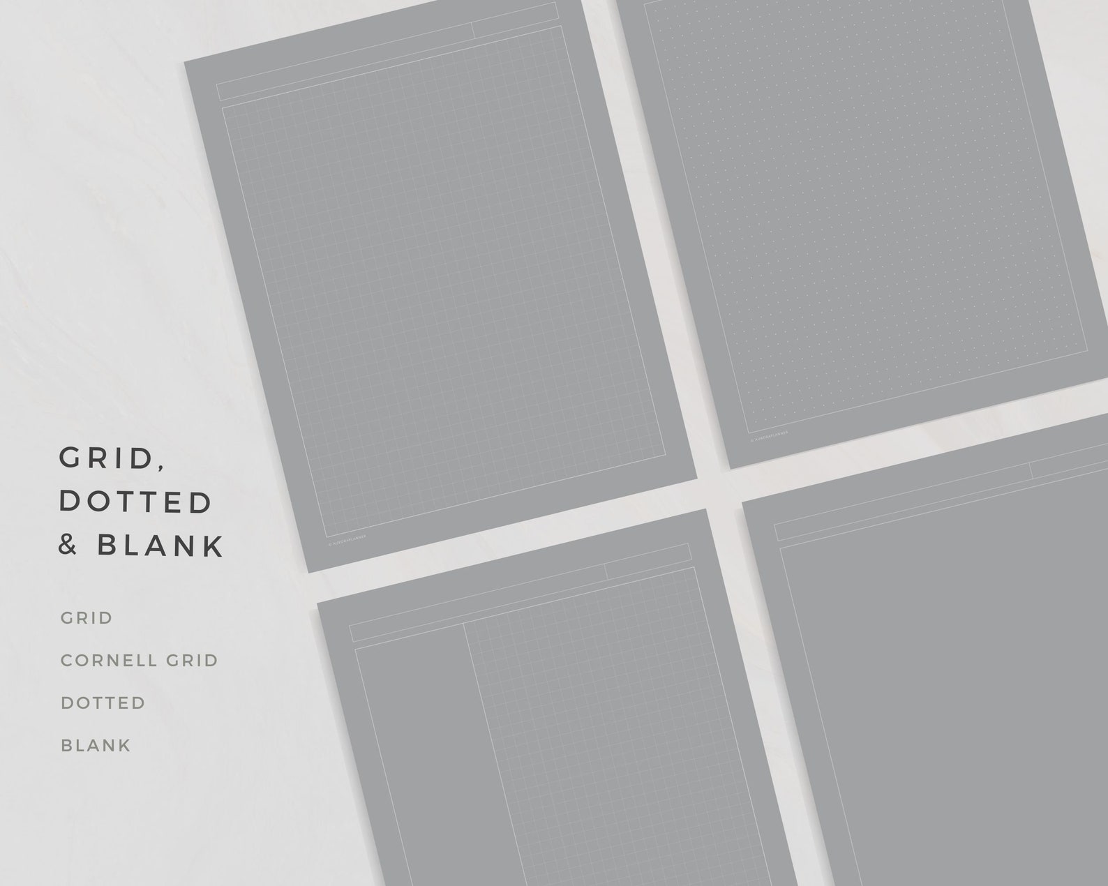 Digital Note Taking Template, Digital Notepad, Note Taking Template ...