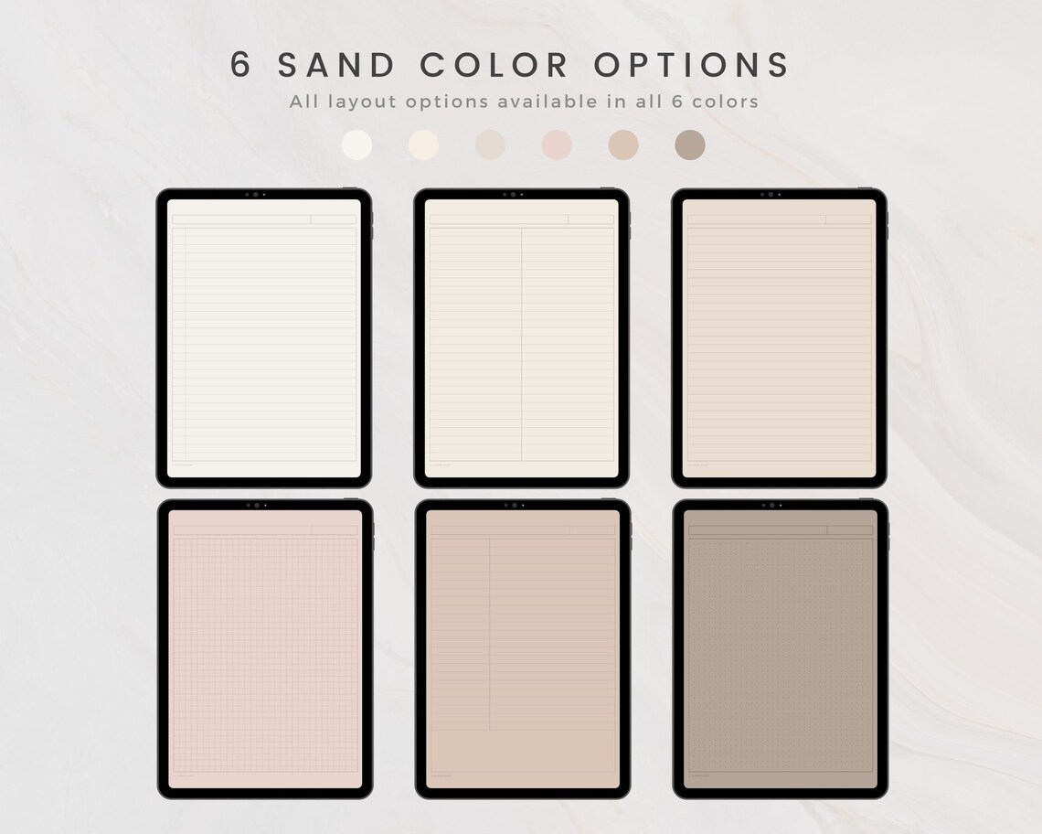 Digital Note Taking Template Digital Notepad Note Taking - Etsy