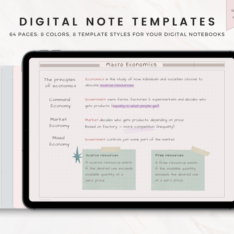 Goodnotes Template - Etsy