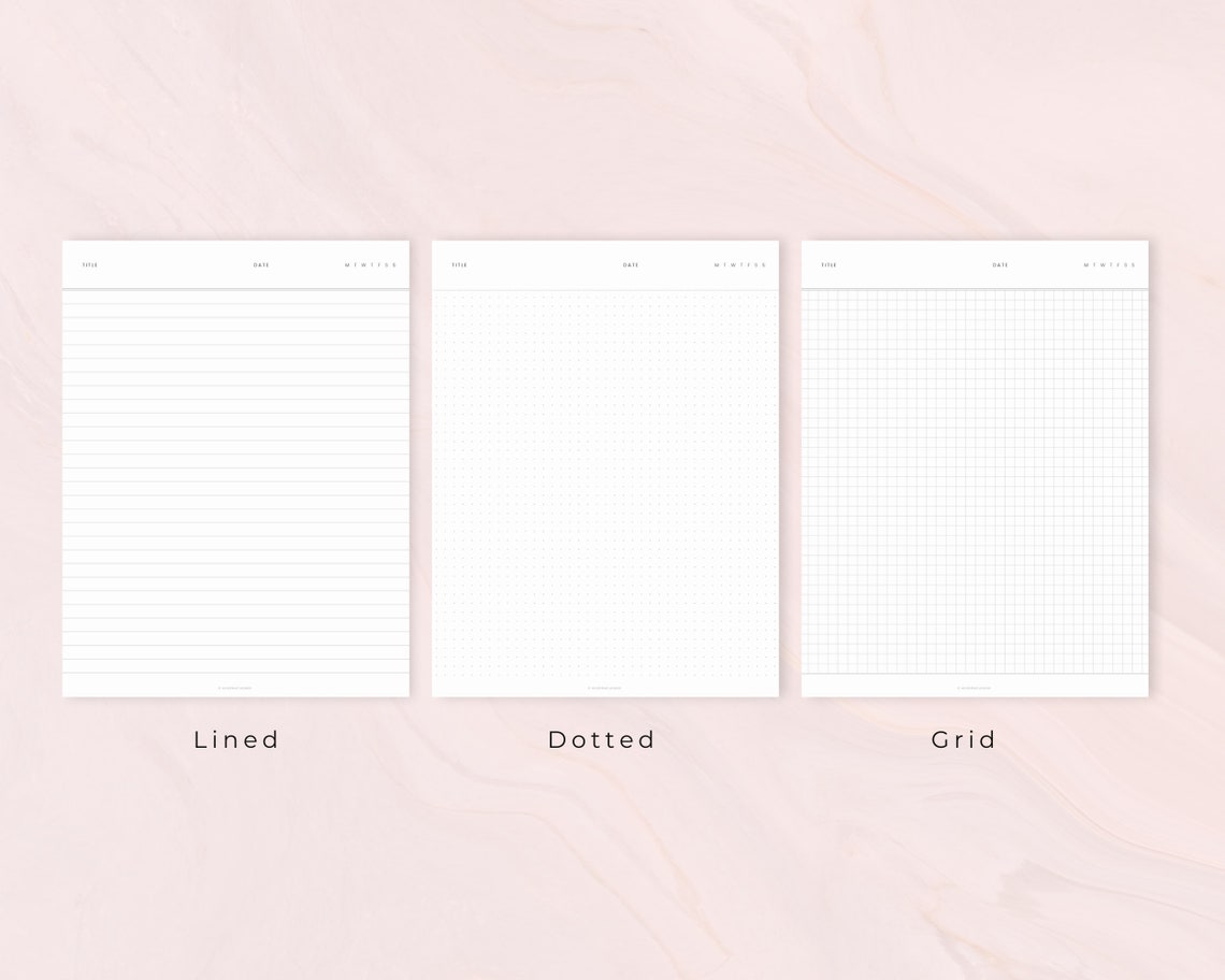 Study Digital Note Taking Template, Student Lecture Notes Template ...