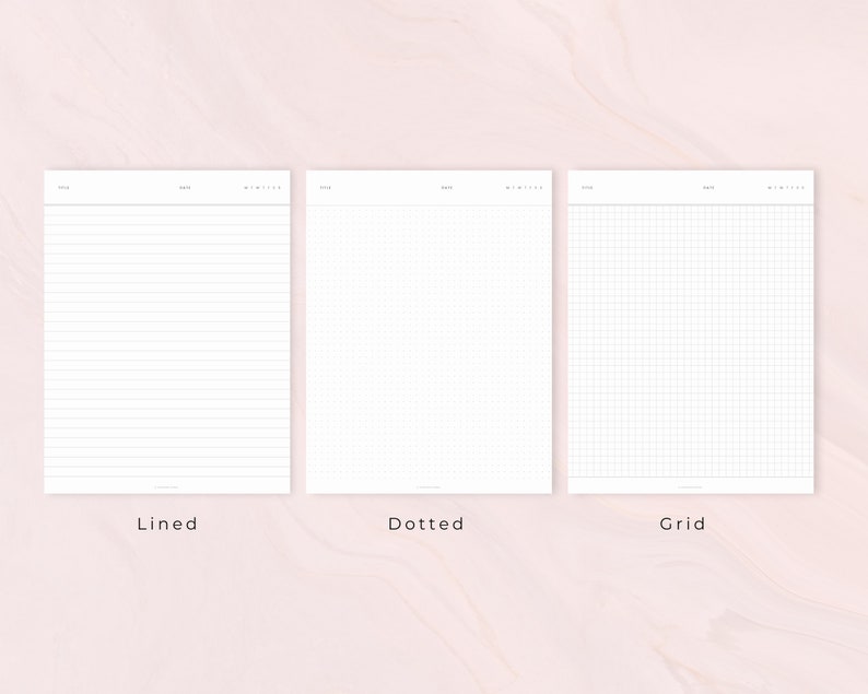 Study Digital Note Taking Template, Student Lecture Notes Template ...