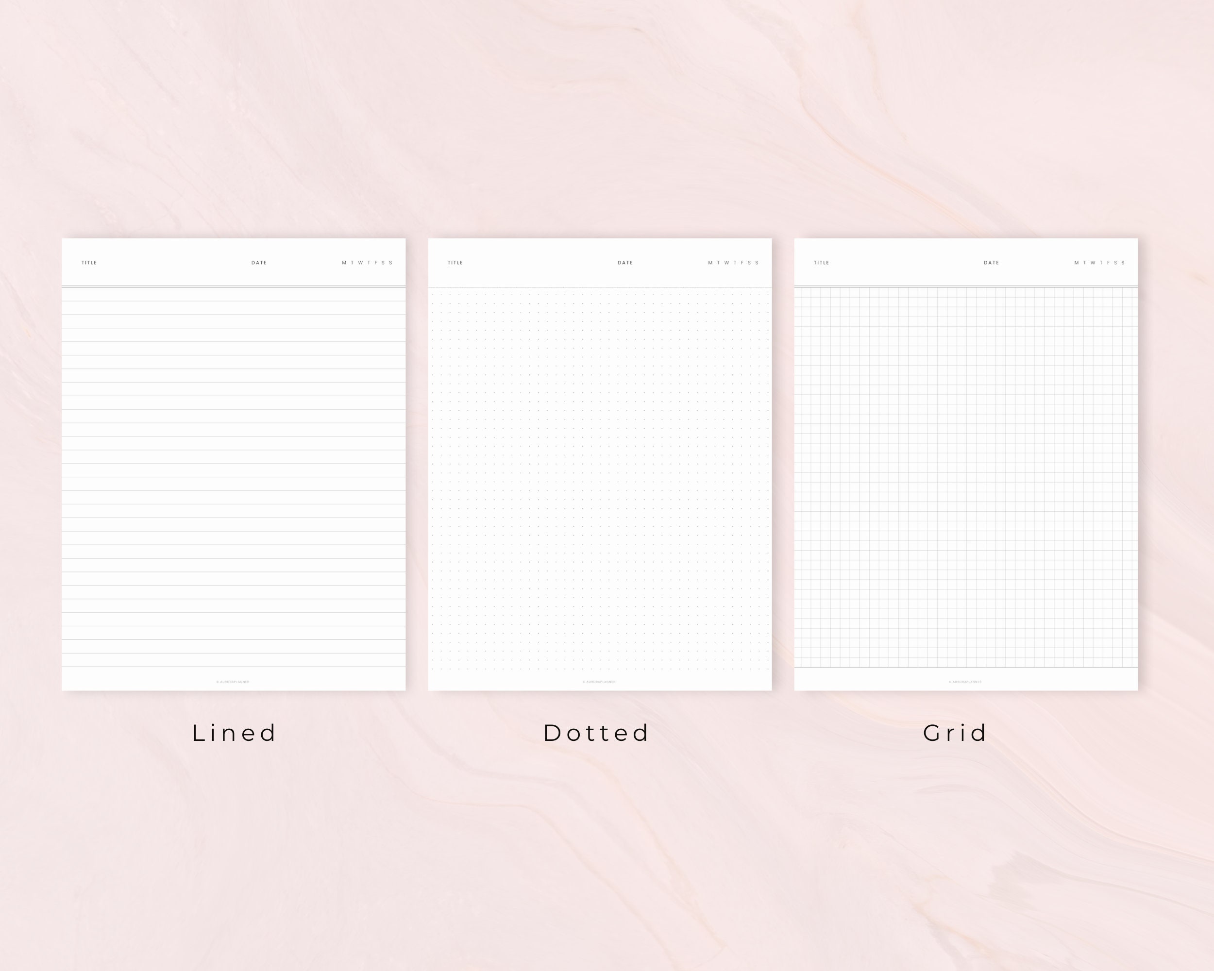 Study Digital Note Taking Template, Student Lecture Notes Template ...