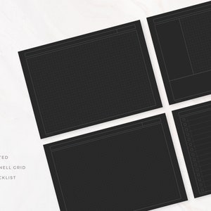 Landscape Digital Note Taking Template Goodnotes, Horizontal Notepad ...