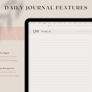 Digital Daily Journal, Undated Digital 365 Day Diary, Goodnotes ...