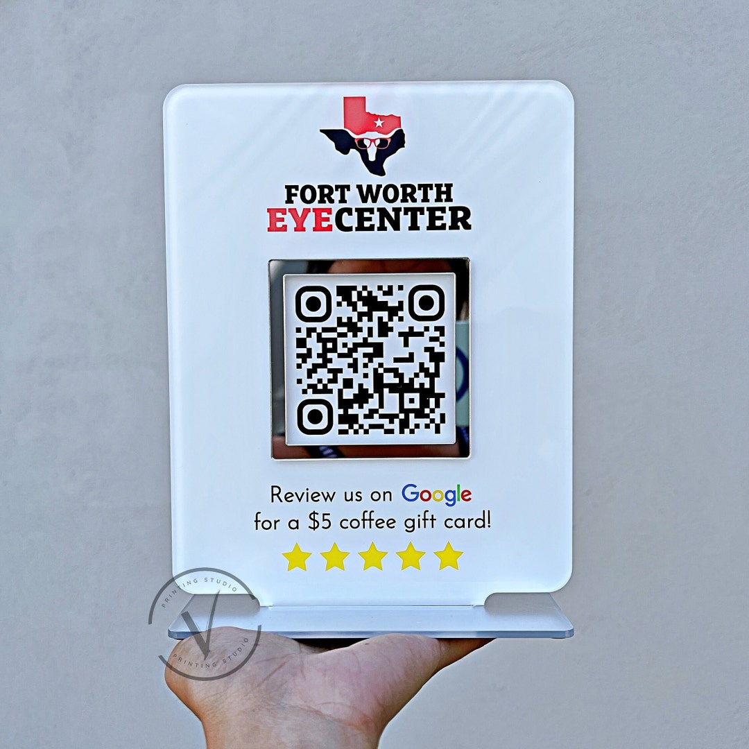 Business Review QR Code Sign, Review Sign | Salon Beautician ...