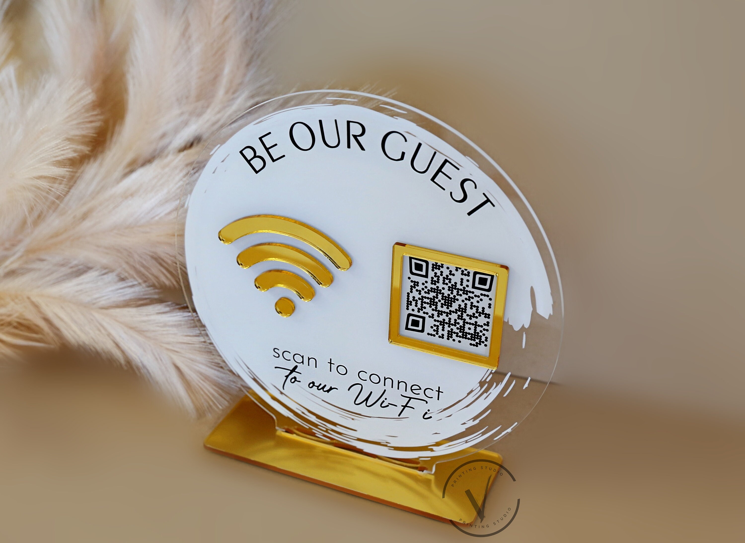 Wifi Sign Wifi QR Code Wifi Scan Business Sign House Sign | Etsy Australia