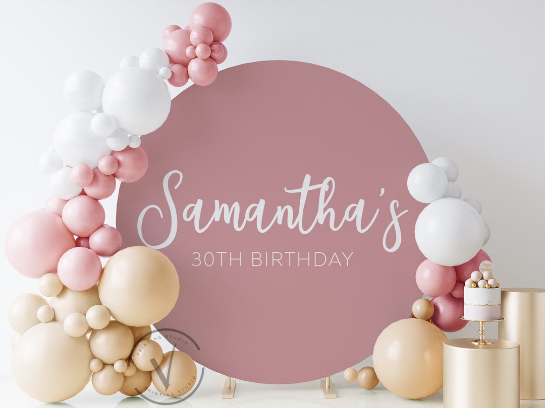 Custom Birthday Sign, Backdrop Sign, Name Sign for First Birthday Party ...