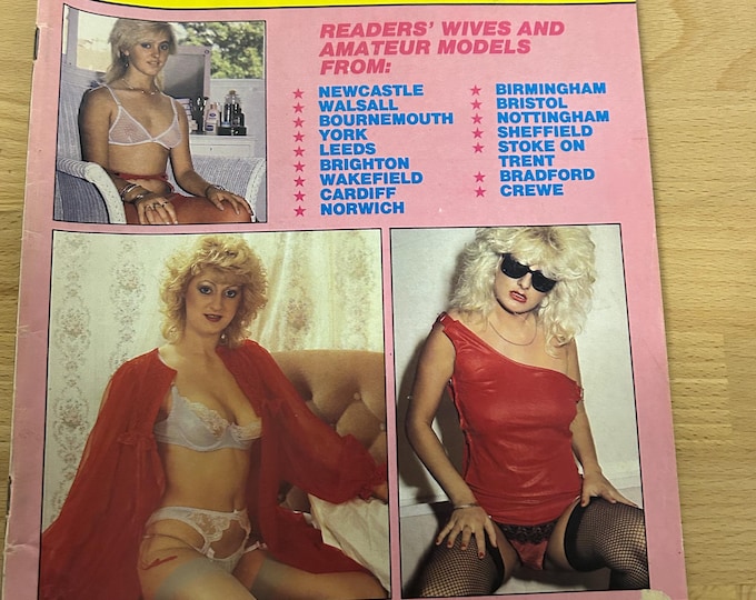 Parade Issue 9 - Adult Nude Magazine - Readers Wives - 1980/90s Vintage - Etsy