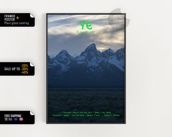Kanye West Ye Album | Etsy