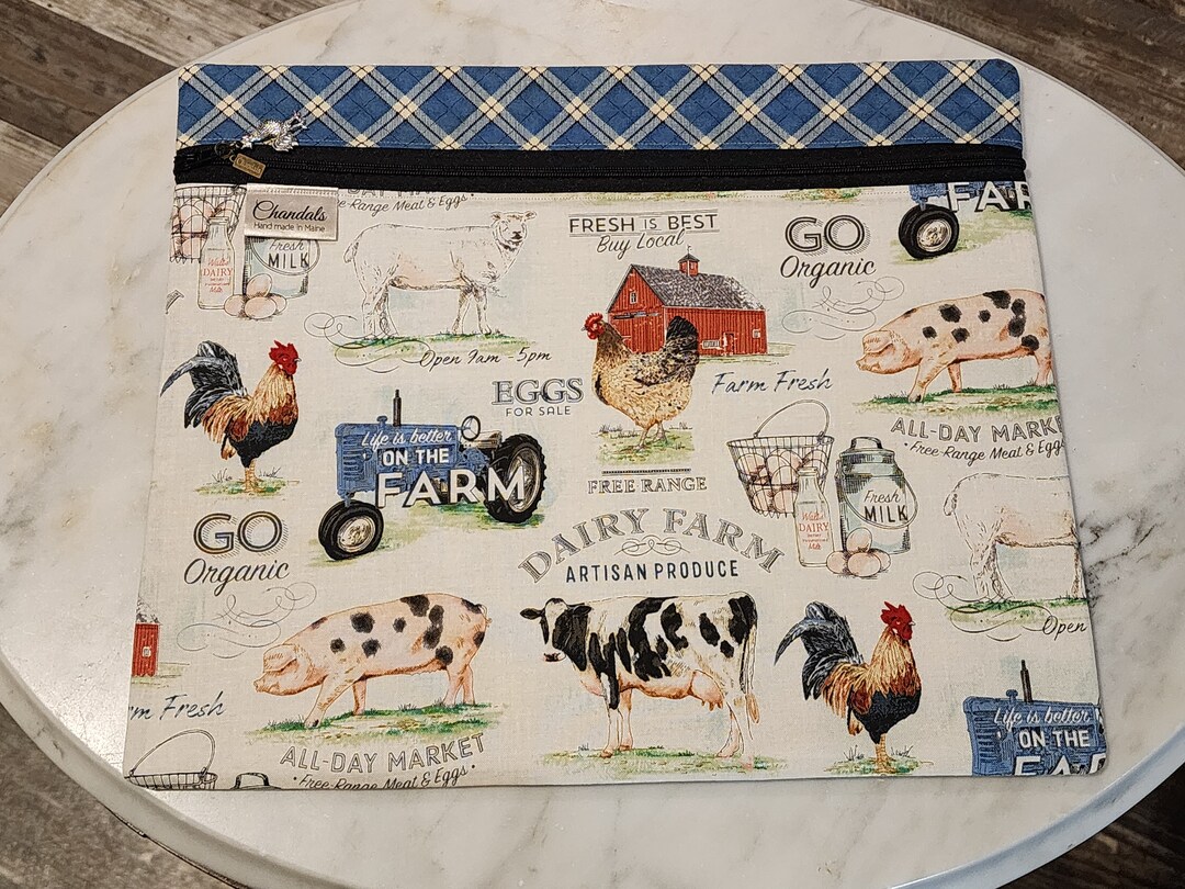 Down on the Farm 13x11 Project Bag - Etsy