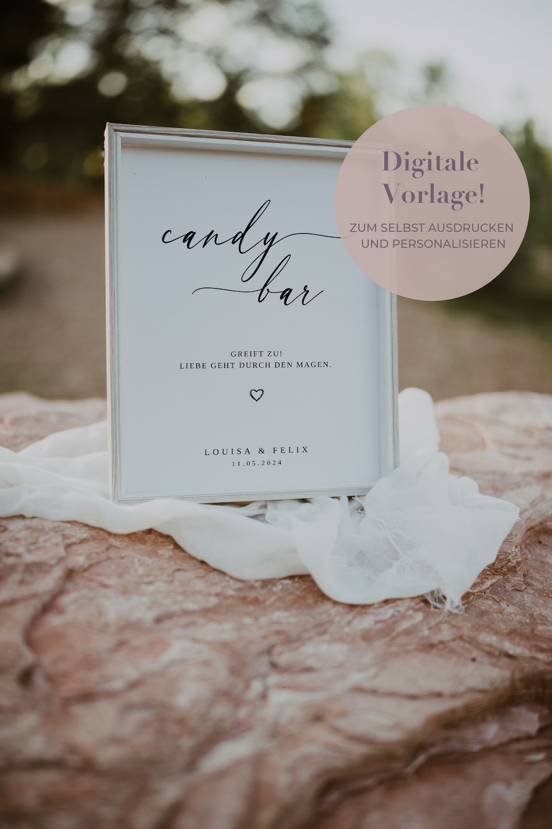 Candy Bar Sign Template Template to Print Candy Bar Sign Wedding Sign ...