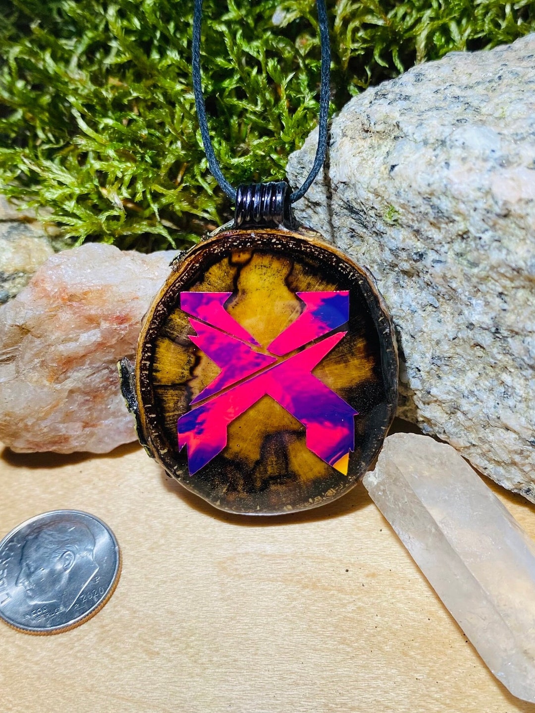 Handcrafted Holographic Excision Pendant - Etsy