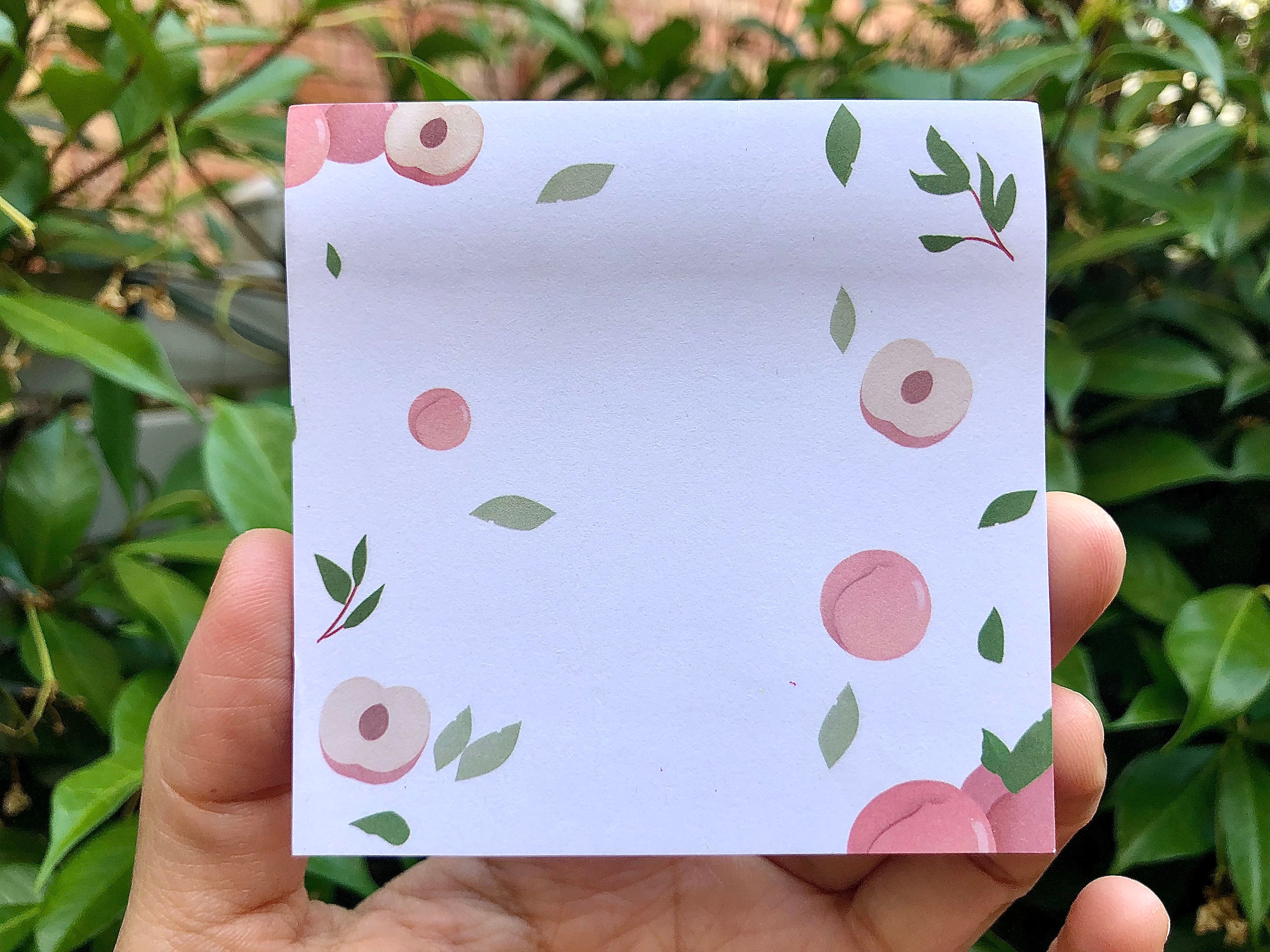 Peach Sticky Notes 80 Sheets Memo Pad, School Office Stationary ...