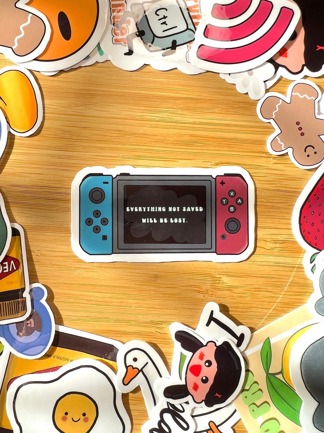 Nintendo Switch Sticker, Water Bottle Stickers, Laptop Sticker, Kindle ...