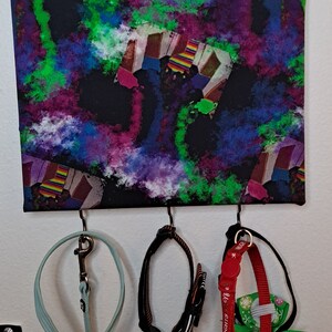 Handmade 8x10 Surrealism Fantasy Rainbow Doors Canvas Key Chain and Pet ...