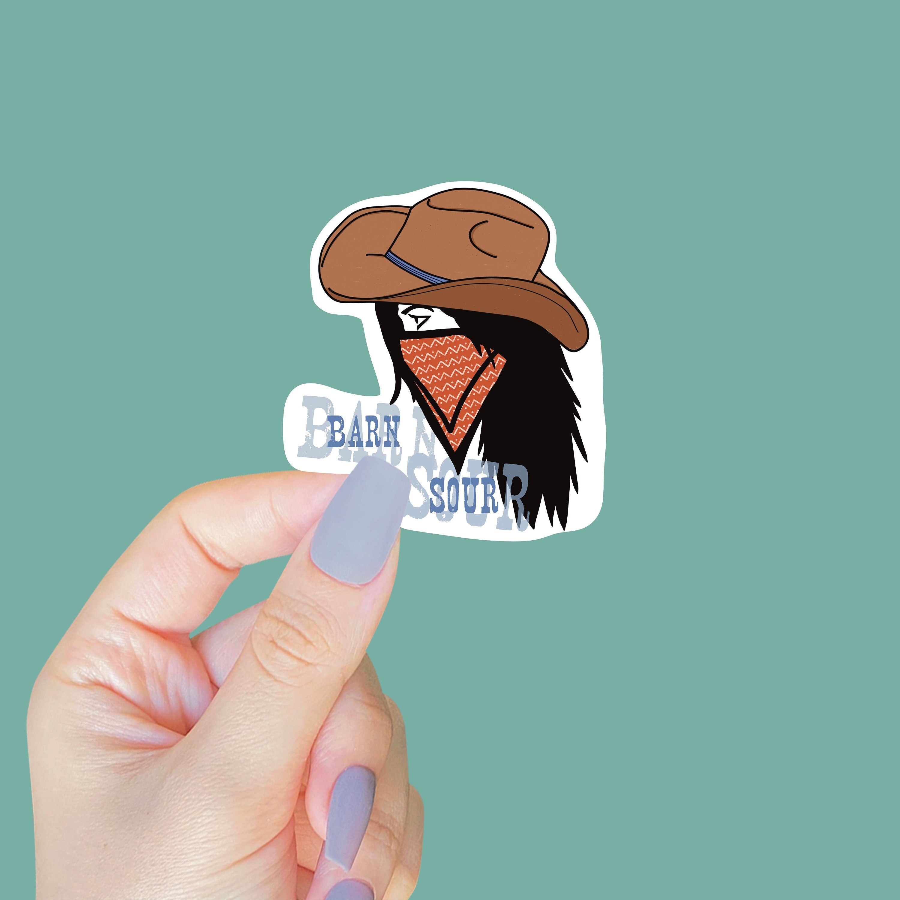 Barn Sour Sticker – Cowgirl Bandit– Sassy Horse Girl Sticker – Western ...