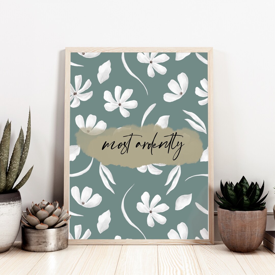 Most Ardently - Pride and Prejudice - Printed Wall Art - Art Décor ...