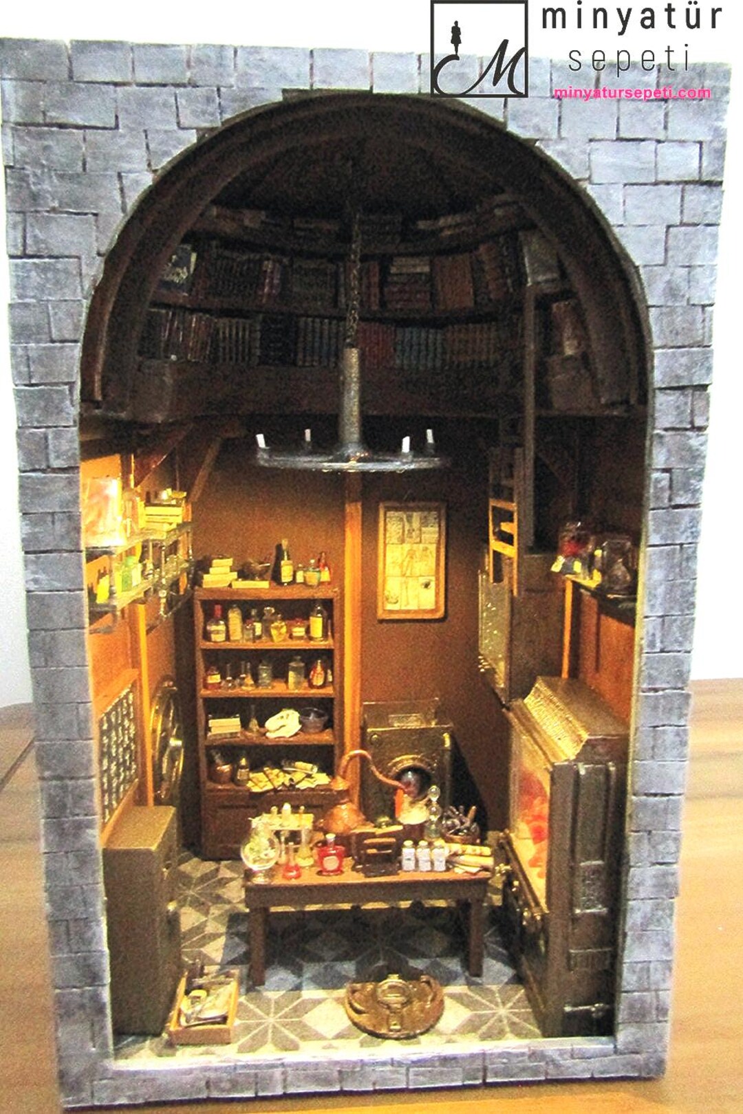 Alchemy Laboratory Book Nook: Handmade Bookshelf Insert Diorama - Etsy