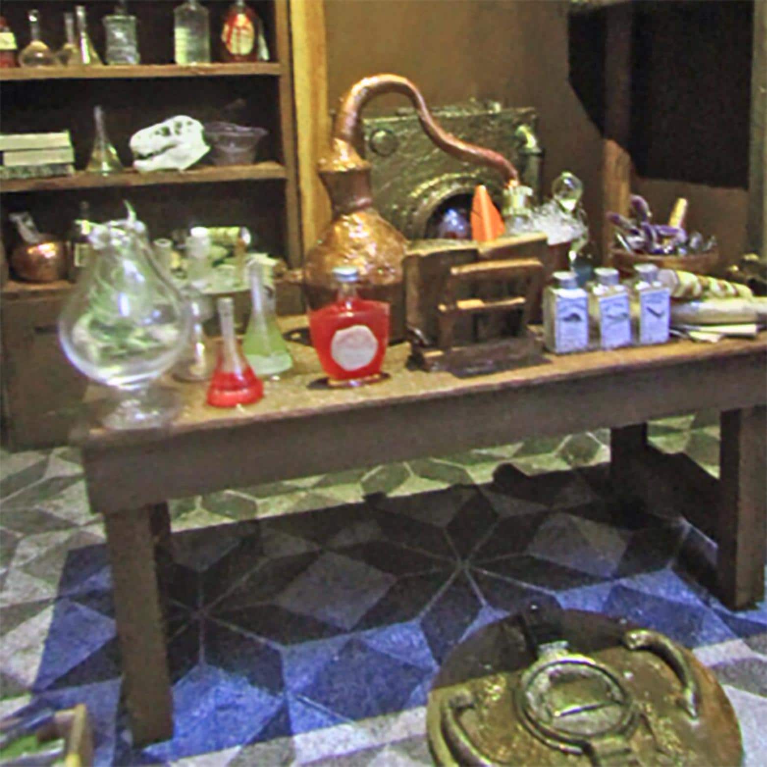Alchemy Laboratory Book Nook: Handmade Bookshelf Insert Diorama - Etsy