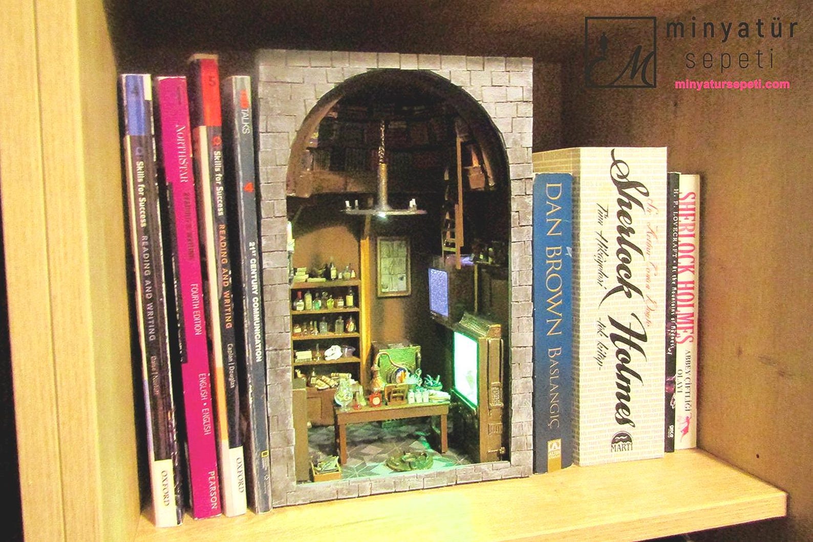 Alchemy Laboratory Book Nook: Handmade Bookshelf Insert Diorama - Etsy