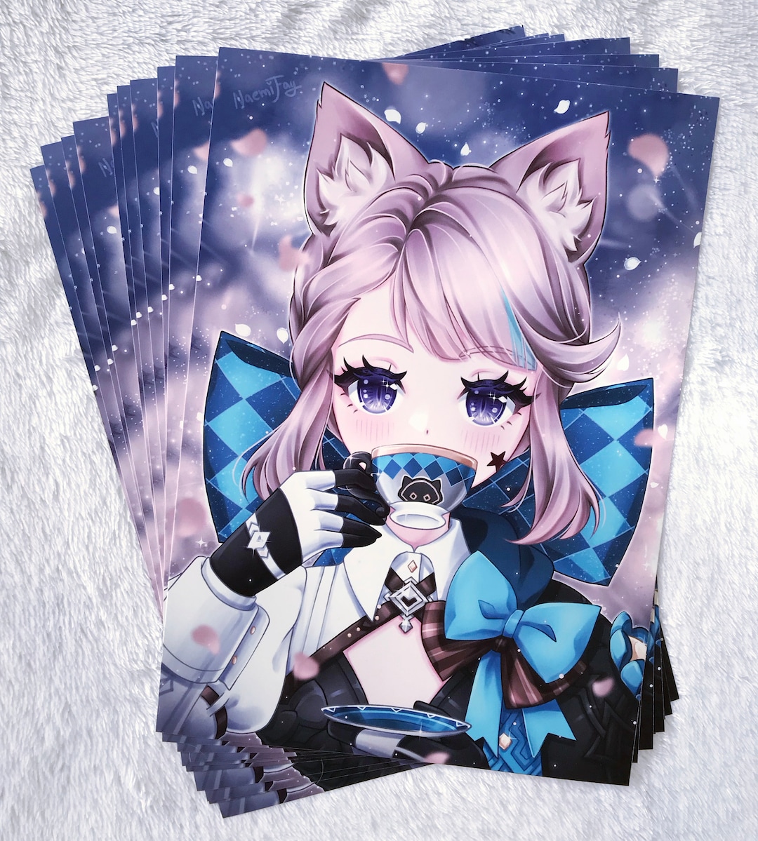 Lynette Tea Portrait Genshin Impact - Etsy