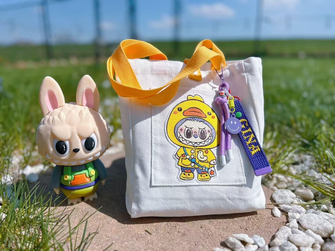 Costume Yellow Duck Labubu Embroidery File - Etsy