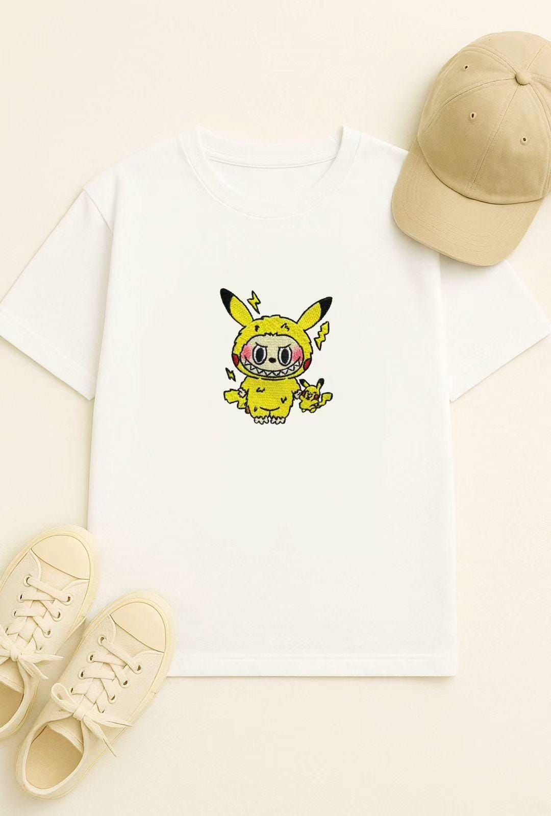 Costume Pikachu Labubu Embroidery File - Etsy