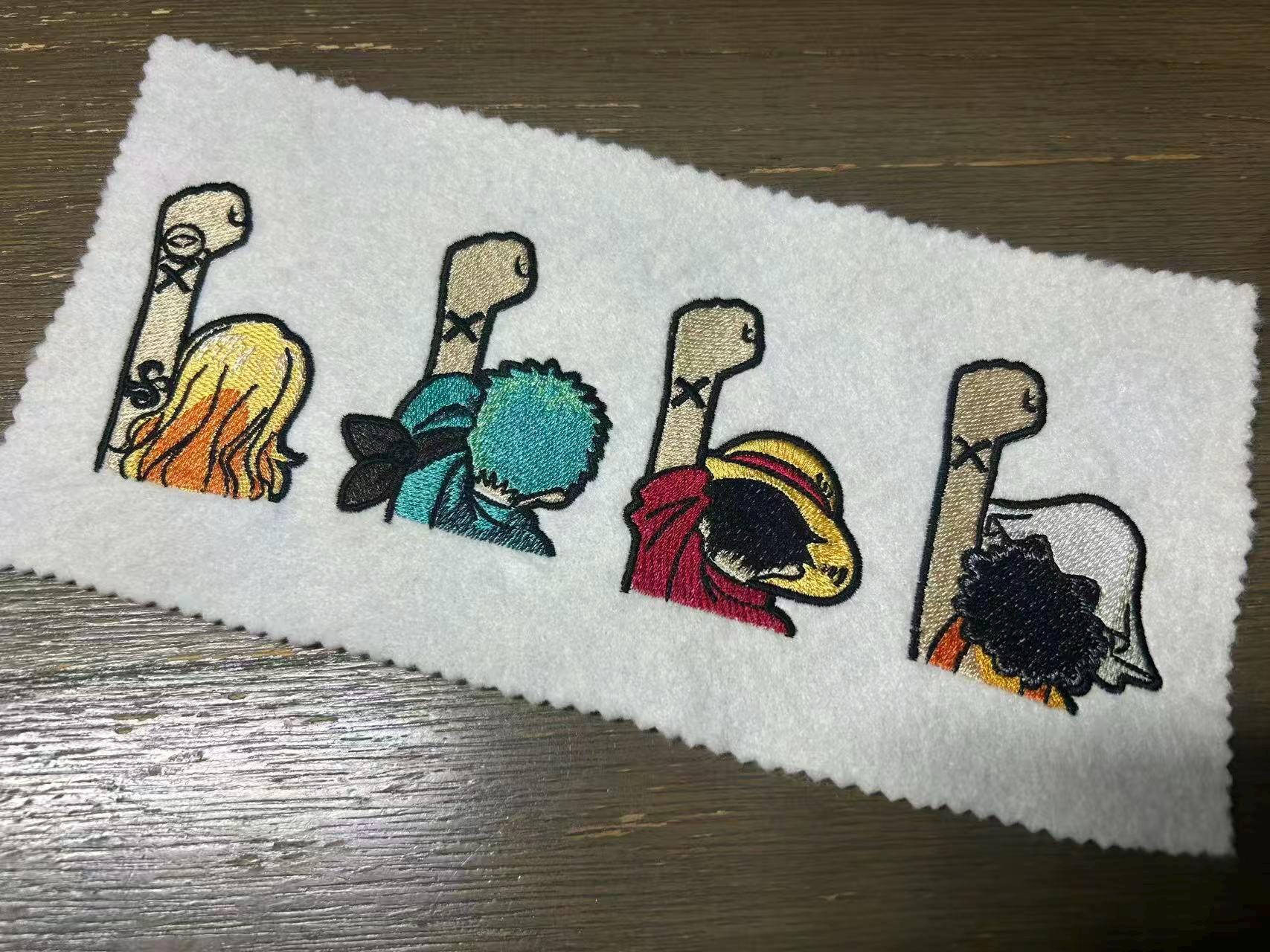 One Piece Embroidery File - Etsy