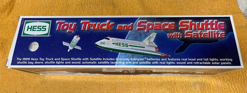 Hess 1999 Truck and Space Shuttle With Satellite - Etsy