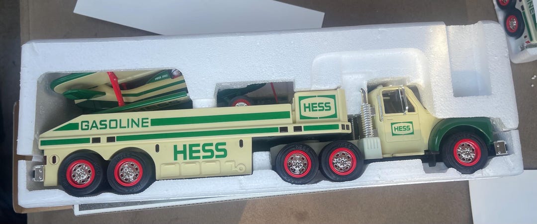 Hess 2002 Toy Truck and Airplane - Etsy