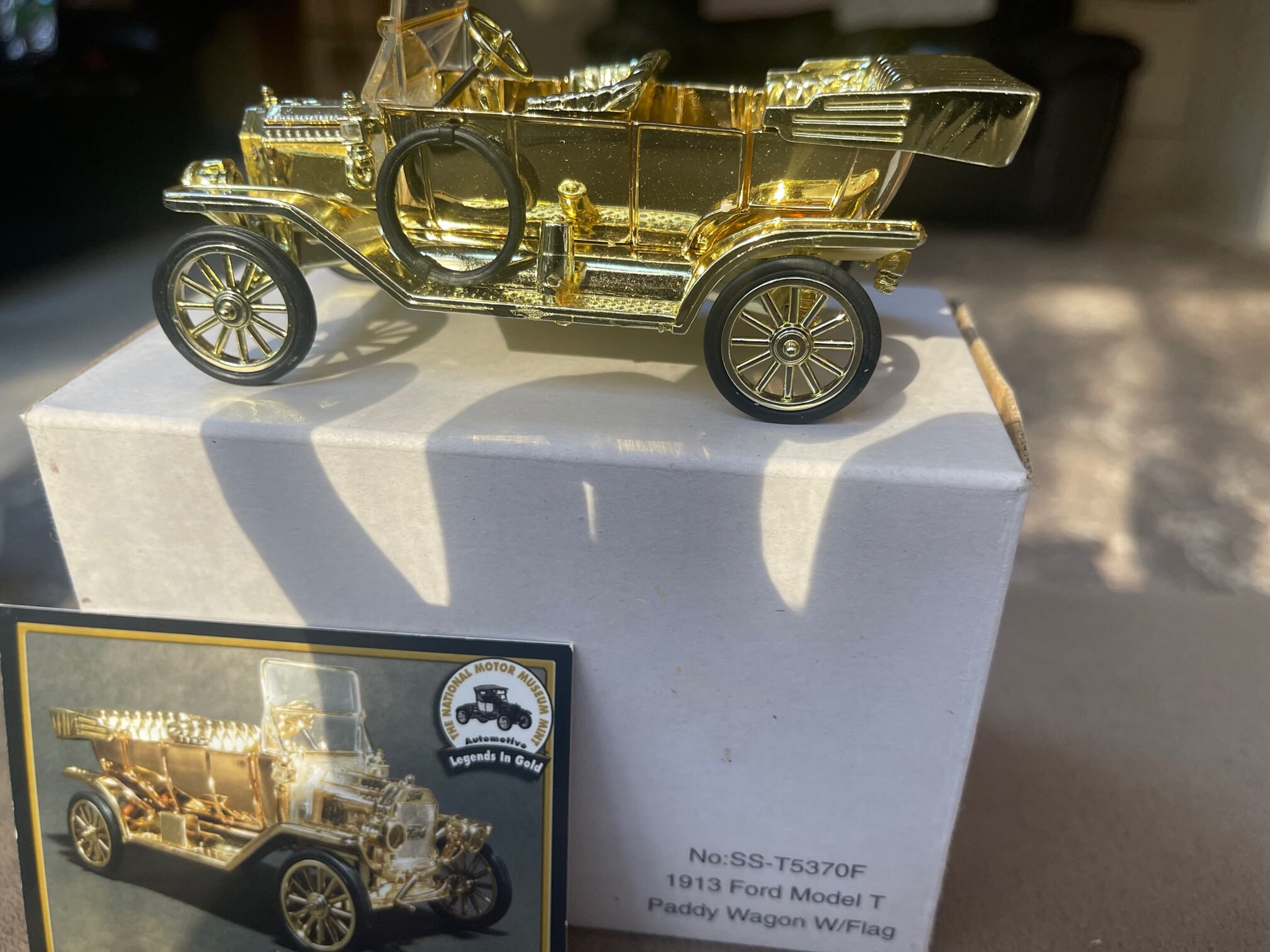 Gold 1913 Ford Model T Paddy Wagon W/flag - Etsy