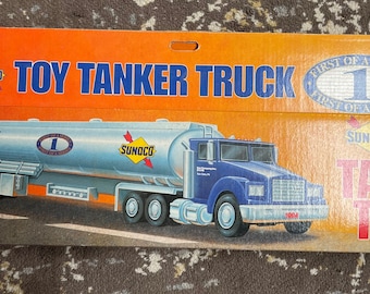 Amish-made Wooden Semi Tanker Truck Toy - Etsy