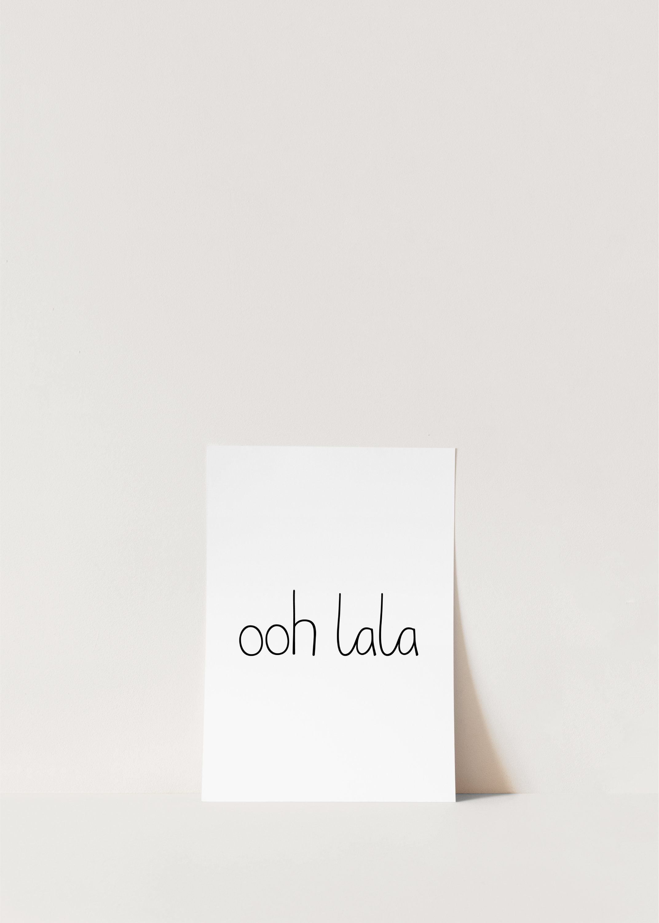 Ooh Lala, French, Party Printable, Girl's Room, Minimalist Decor, Baby ...