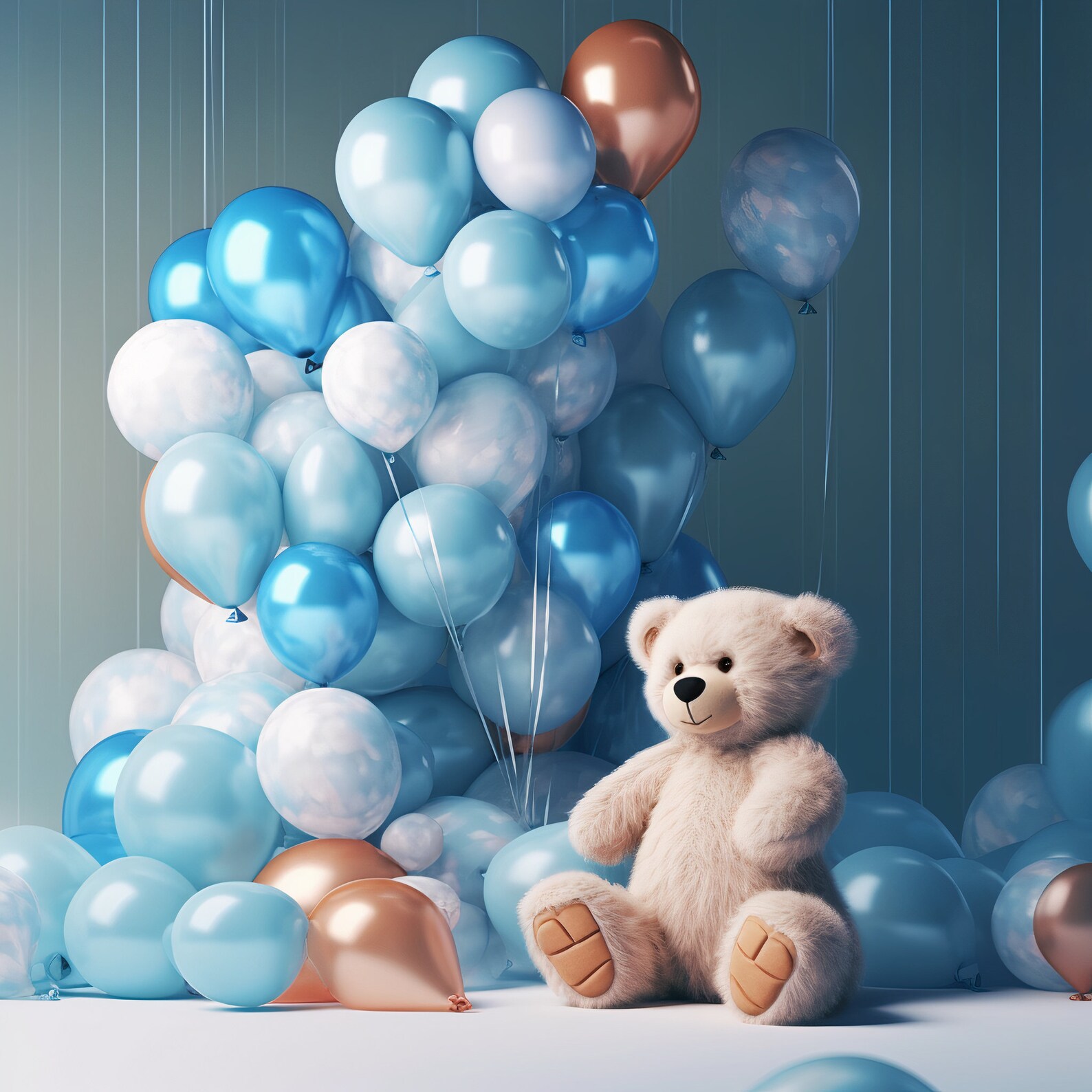 Baby Bear Balloon Backgrounds - Etsy