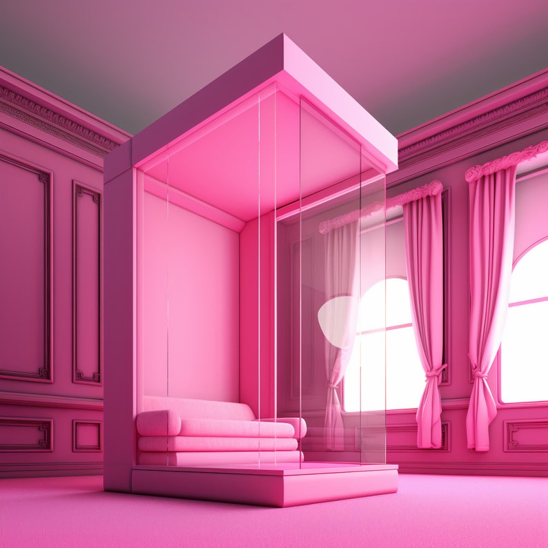 Futuristic Doll Box Background ( Digital ) - Etsy