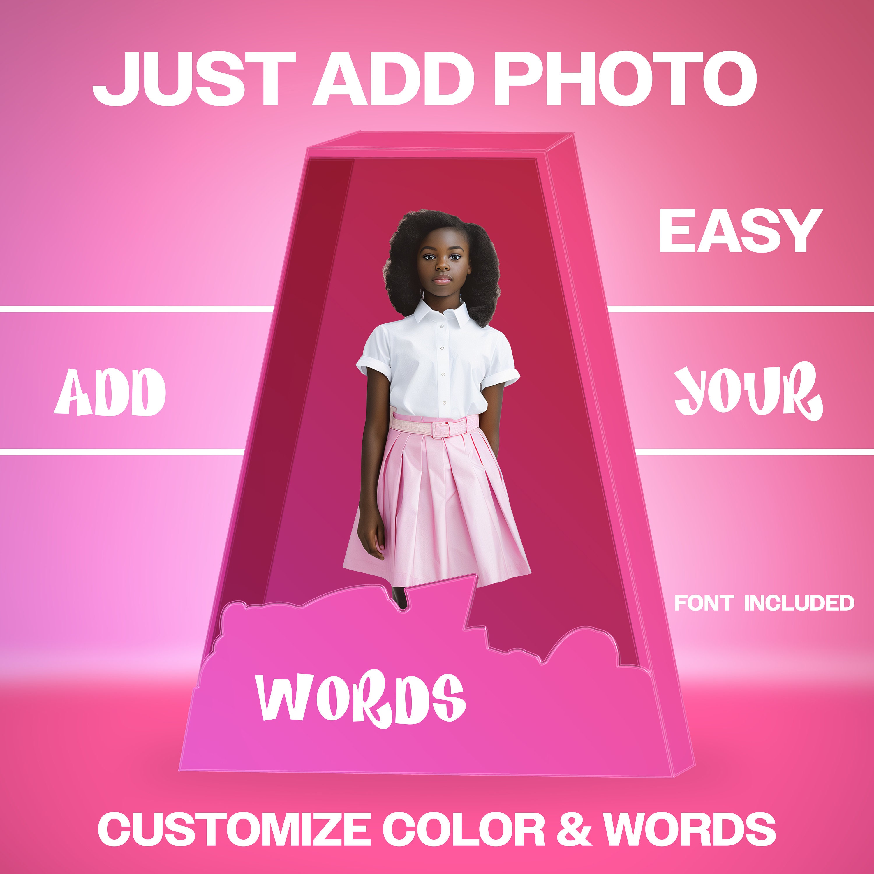 Doll Box Customization With Photoshop File Background ( Digital ) - Etsy