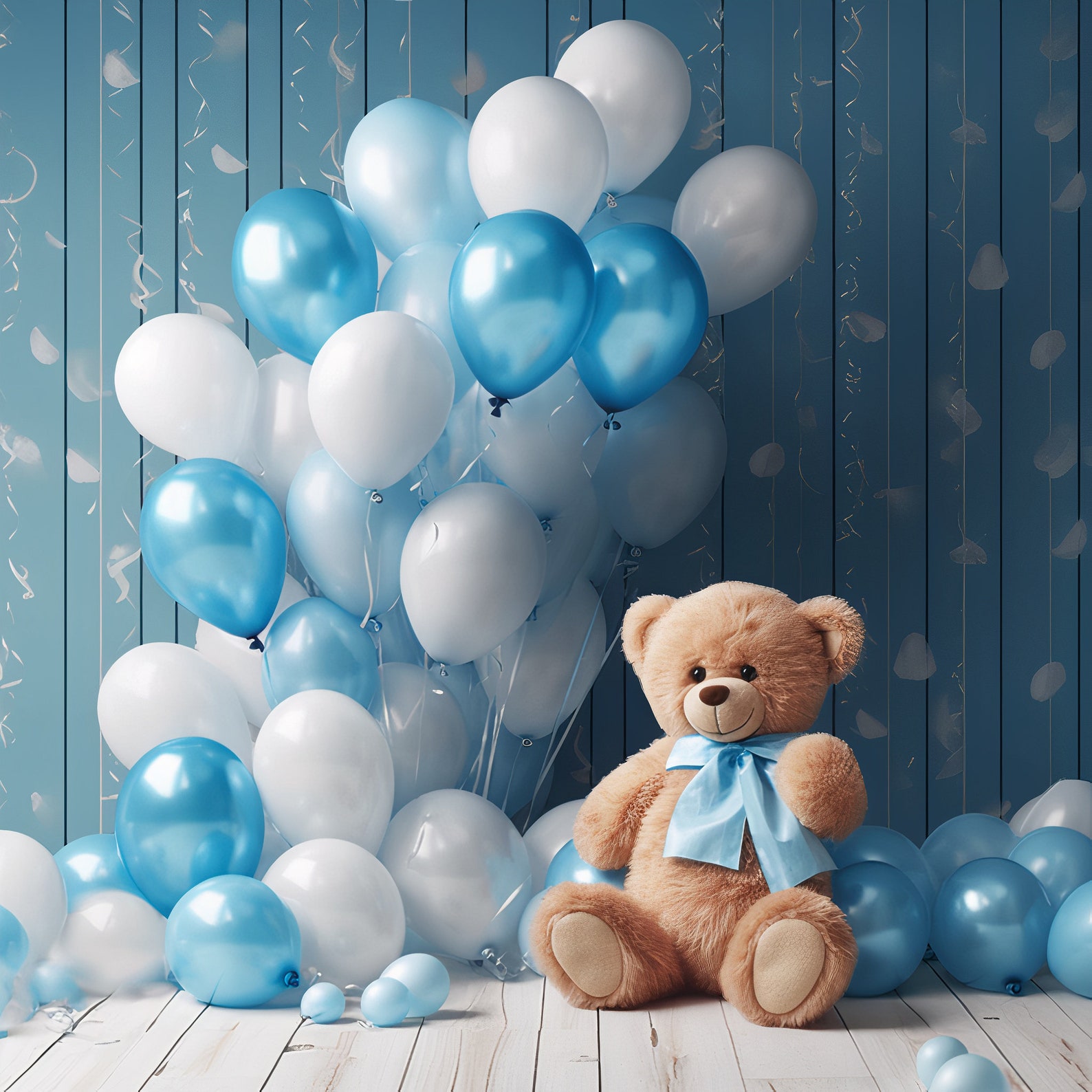 Baby Bear Balloon Backgrounds - Etsy
