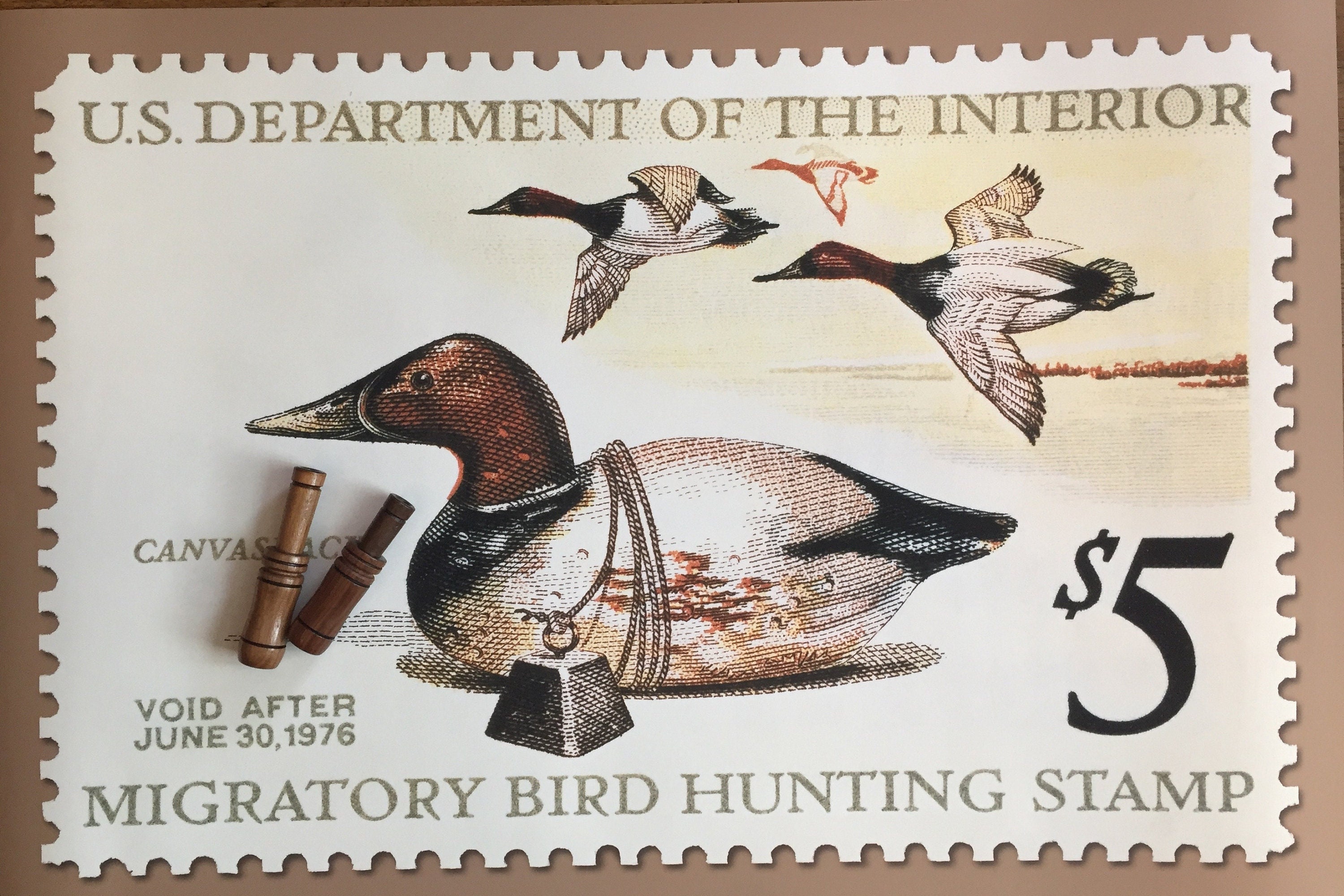 Duck Hunting Art, 1975 Duck Stamp Poster Print, 36x24 - Etsy
