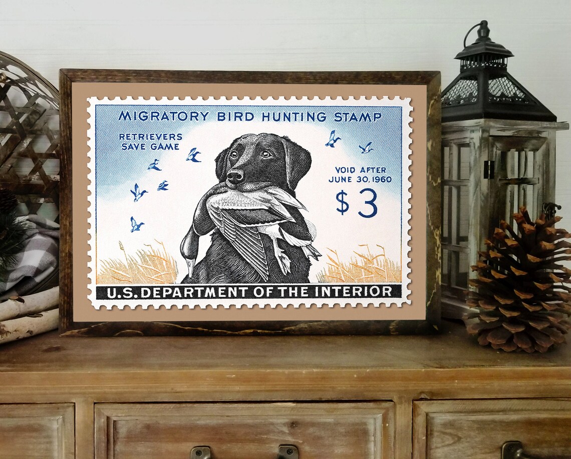 Duck Hunting Art 1959 Federal Duck Stamp Poster Print 18x12 - Etsy