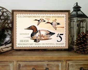 Duck Hunting Art, 1959 Federal Duck Stamp Poster Print, 18x12 - Etsy