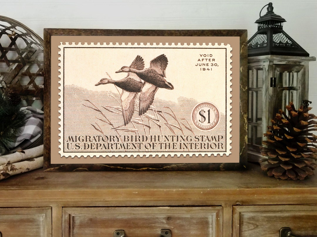 Duck Hunting Art, 1940 Duck Stamp Poster Print, 18x12 - Etsy