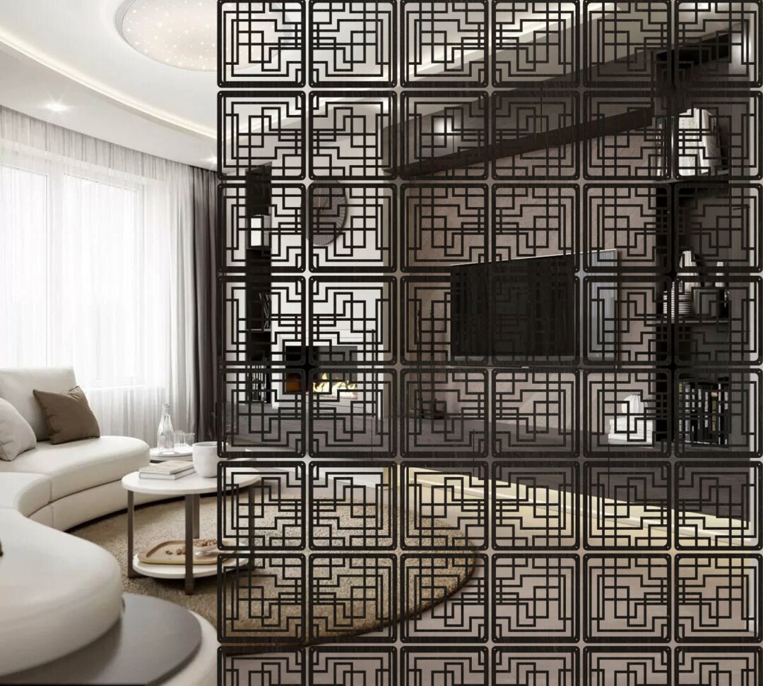 Hanging Room Divider, Wall Partition, Room Divider Panels, Wooden ...