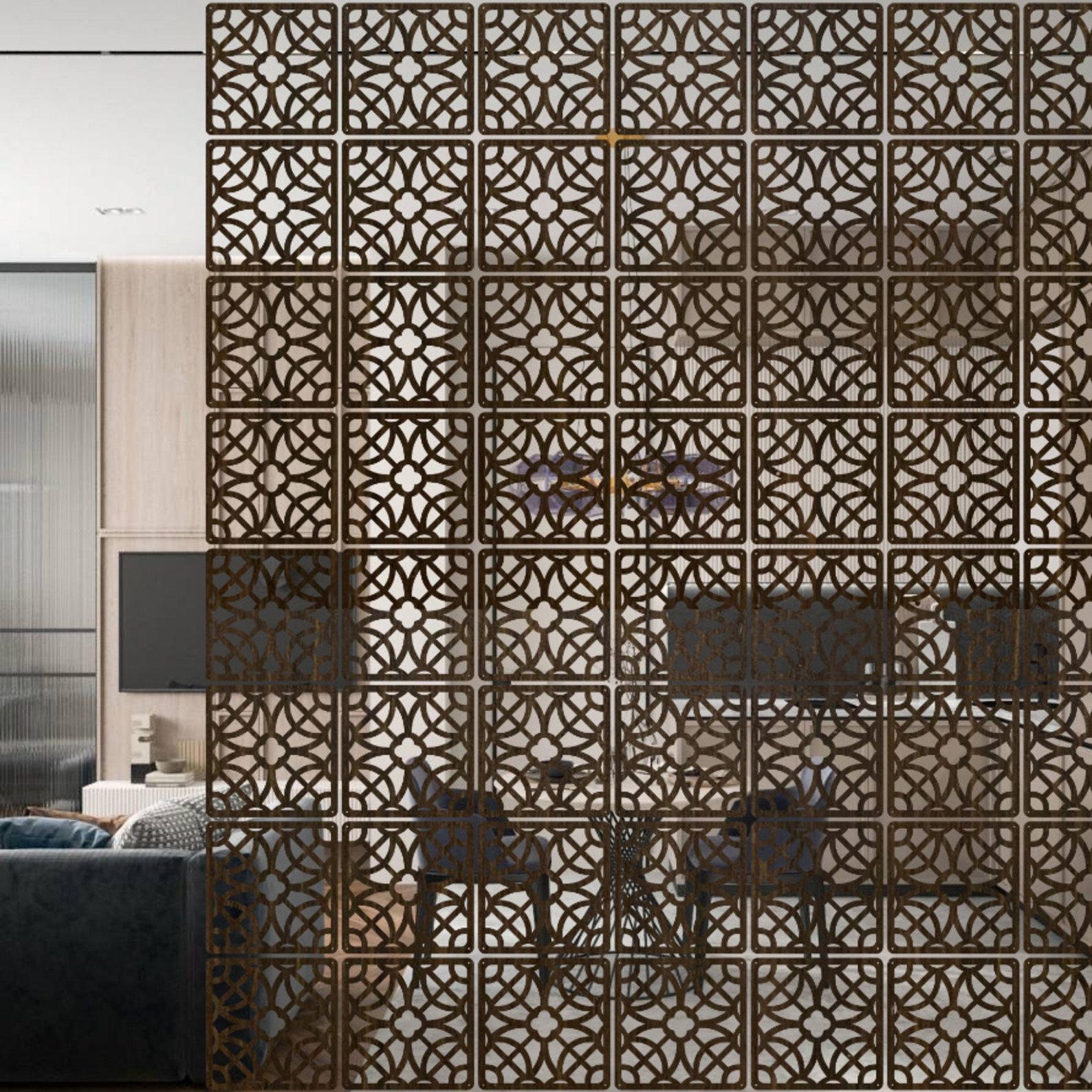 Wooden Divider Panels, Room Divider, Hanging Partition for Restaurans ...