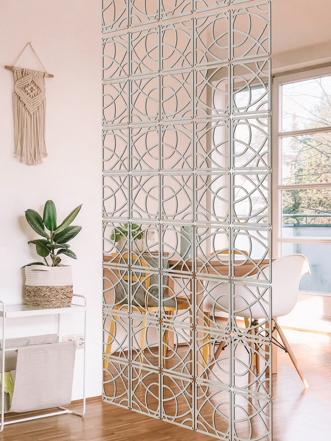 Room Divider Panels, Hanging Privacy Screen, Space Separator, Interior ...