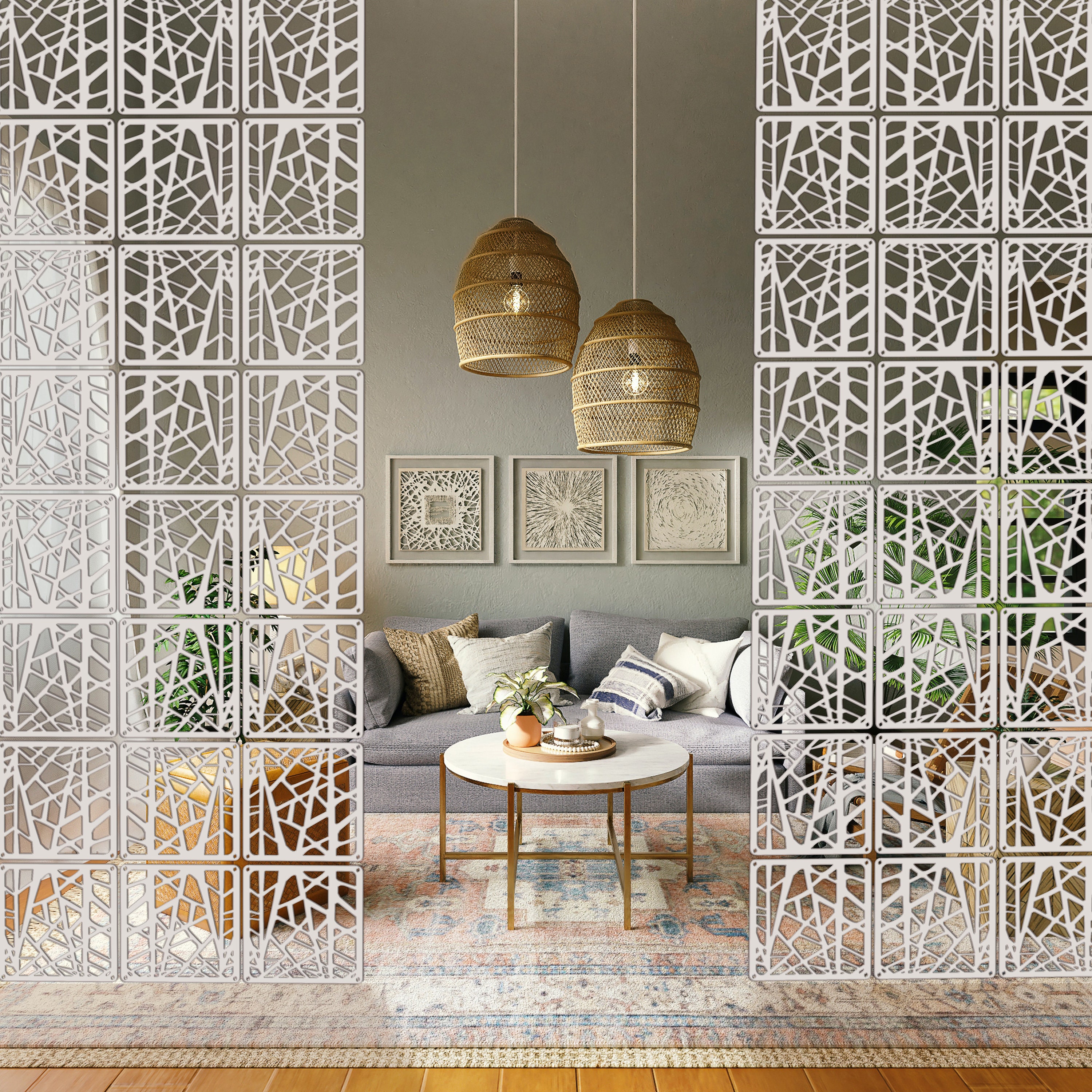 Hanging Room Partition Divider Screens Wooden Decoratives Panels Room Divider Modular Wall Panels Interior Partition Privacy Screens Etsy UK